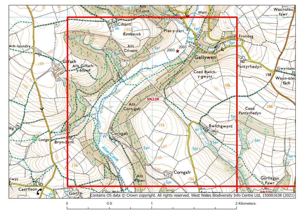 Carmarthenshire Tetrad Maps - West Wales Biodiversity Information Centre