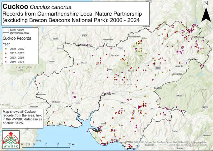 Carmarthenshire Cuckoo Survey 2025 - Arolwg y Gwcw Sir Gaerfyrddin 2025 ...